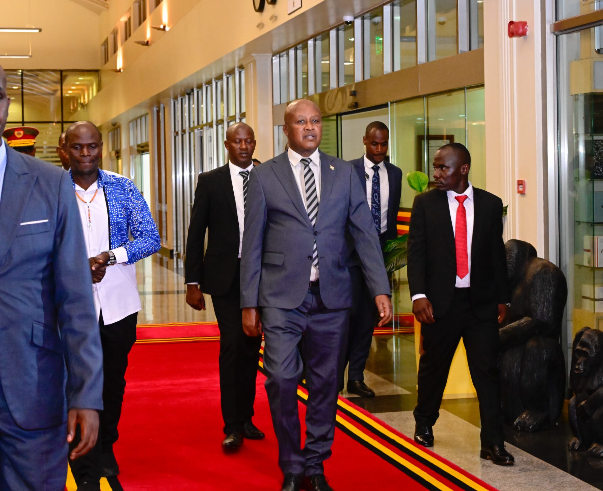 Burundi Vice President H.E Prosper Bazombanza Arrives In Uganda Ahead ...
