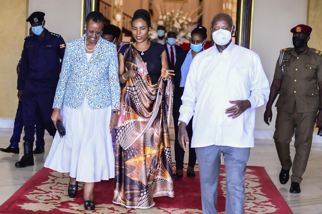 Burundi First Lady Pays Courtesy Call On President Museveni - Uganda ...
