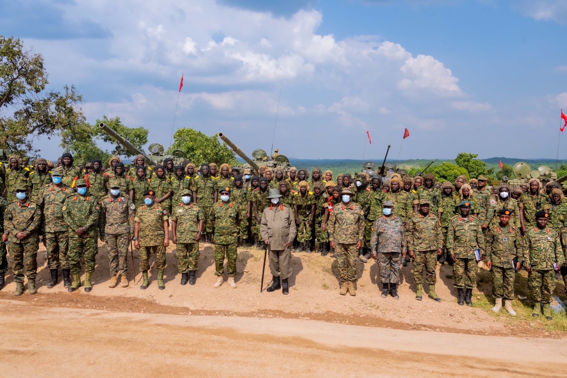 President Museveni Passes Out 627 Company Commanders and Armour Crew ...